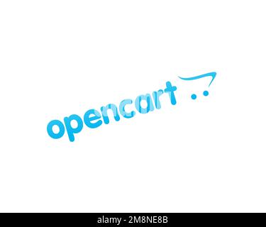 OpenCart, Logo, White background Stock Photo - Alamy