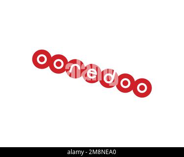 Ooredoo Tunisia, Logo, White background Stock Photo - Alamy