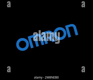Omron, Logo, Black background Stock Photo - Alamy