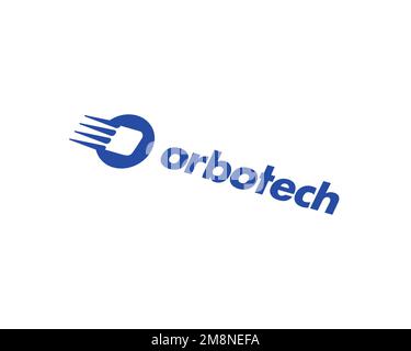 Orbotech, rotated logo, white background Stock Photo - Alamy