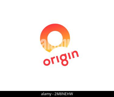 Origin Energy, Logo, White background Stock Photo - Alamy
