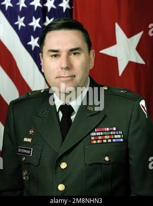 Portrait of US Army Brigadier General Patrick D. Sculley (uncovered ...