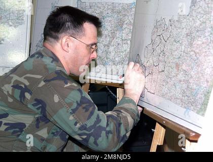 State of Kentucky; base map Stock Photo - Alamy