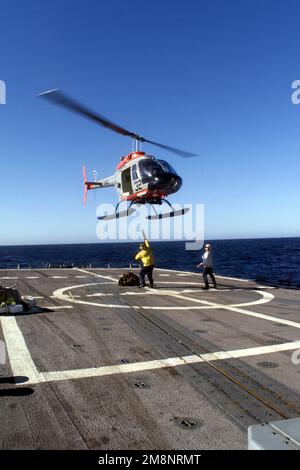 Crewmen from USS REUBEN JAMES (FFG 57) participate in Operation ...