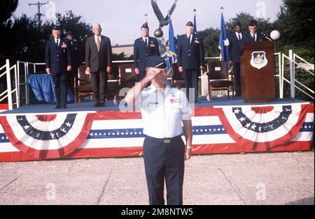 Retired General Robert Rutherford (left) presents Brigadier General ...
