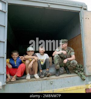 During Operation AVID RESPONSE (OAR) Marine Corps Lance Corporal ...