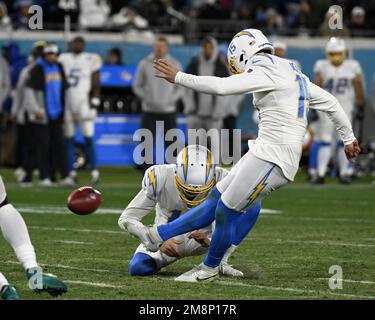 Cameron Dicker, of the Los Angeles Chargers, and girlfriend Annie Buerk ...