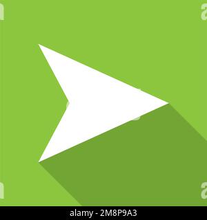 Swipe up internet button, online web design arrow move icon, vector ...