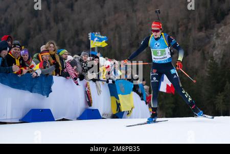 Ruhpolding, Germany. 14th Jan, 2023. Biathlon: World Cup, relay 4 x 6 ...