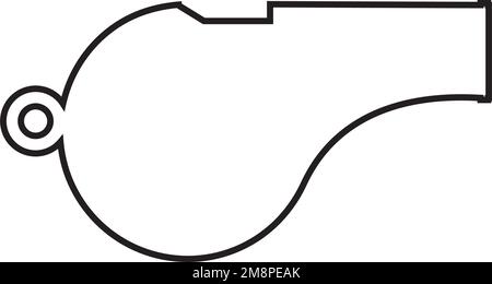 whistle icon logo vectortemplate Stock Vector Image & Art - Alamy