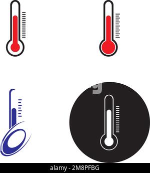 termometer logo stock illustration design Stock Vector Image & Art - Alamy