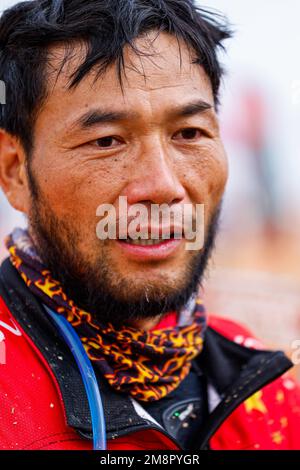 81 JI FANG Ming (chn), Kove Rally Team, Kove, Moto, portrait, arrival ...