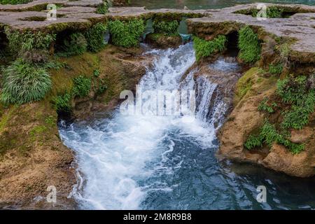 Small seven holes scenic spot Stock Photo - Alamy