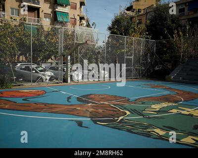 Giannis Antetokounmpo graffiti at sepolia athens greece Stock Photo - Alamy
