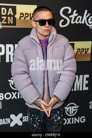 Ardee seen attending the KSI vs FaZe Temperrr MF Cruiserweight Title ...