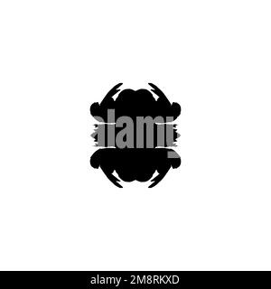 Rorschach test icon. Simple style Rorschach test background symbol ...