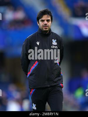 Crystal Palace development coach Said Aigoun and assistant coach Osian ...