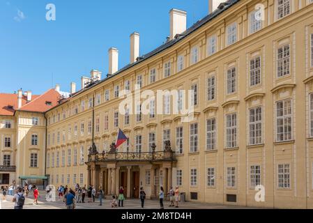 Presidential residence in Prague Castle Complex in Czech Republic Stock ...