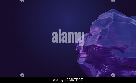 3D rendering anisotropic stone morphing. Waves of deformation on the ...