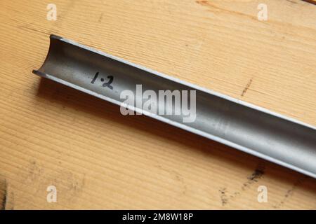 Cross section of Reynolds steel tubing at their manufacturing ...