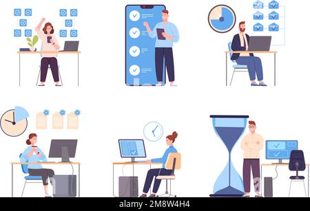 Timing and project scheduling. Concept of time management, work ...