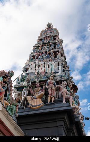 Singapore Mali Amman temple Stock Photo - Alamy