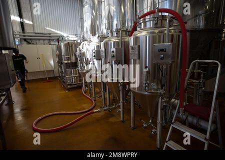 Beer making tools Stock Photo - Alamy