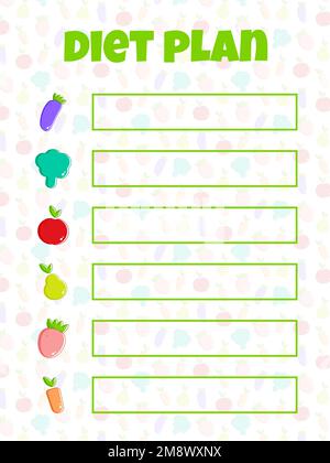 Diet Chart Template