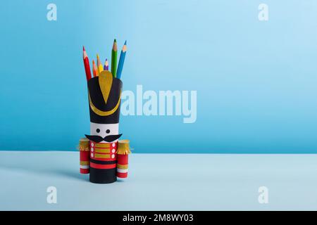 Nutcracker craft roll in paper art style. Fantasy art Stock Photo - Alamy