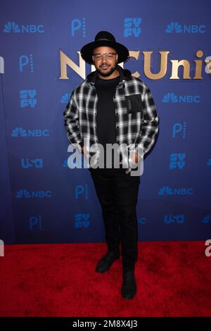 Justin Cunningham at the 2023 NBCUNIVERSAL Press Tour held at the ...