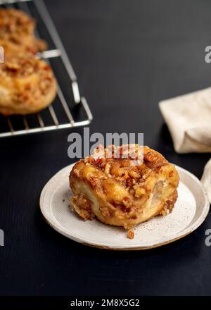 Sticky buns with nuts Stock Photo - Alamy