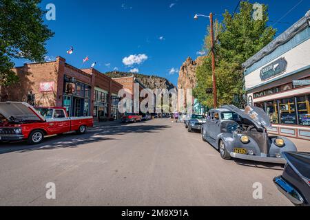 September 17th 2022- A classic car show takes place in downtown Creede ...
