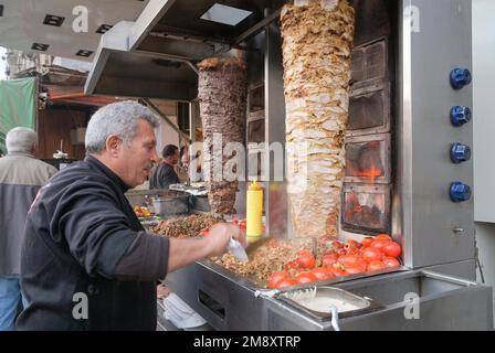 Spit, Snack Bar, Cairo, Egypt Stock Photo - Alamy