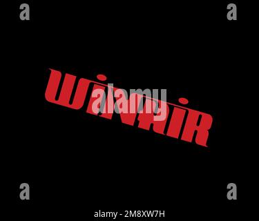 Winair, Logo, Black background Stock Photo - Alamy