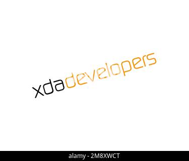 XDA Developers, Logo, White background Stock Photo - Alamy
