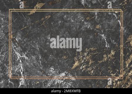 Rectangle gold frame on marble background vector Stock Vector Image & Art - Alamy