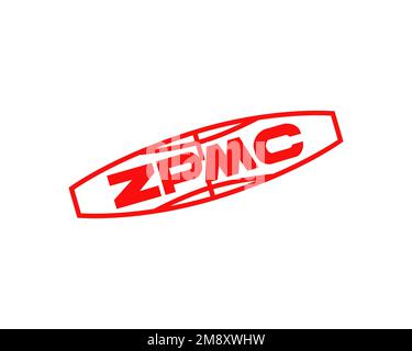ZPMC company, Logo, White background Stock Photo - Alamy