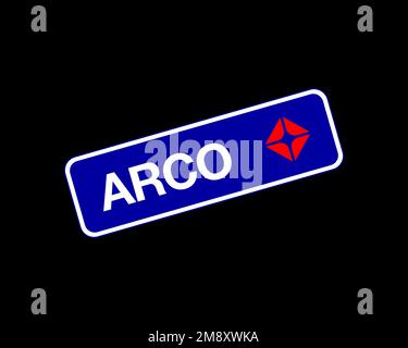 ARCO, Logo, Black background Stock Photo - Alamy