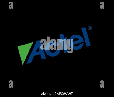 Actel, Logo, Black background Stock Photo - Alamy
