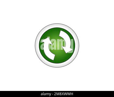 ActiveSync, rotated logo, white background Stock Photo - Alamy
