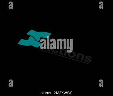Actions Semiconductor, Logo, Black background Stock Photo - Alamy