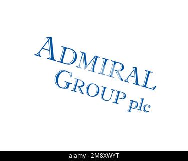 Admiral Group, rotated logo, white background Stock Photo - Alamy