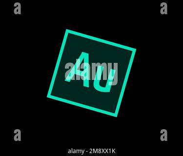 Adobe Audition, Logo, Black background Stock Photo - Alamy