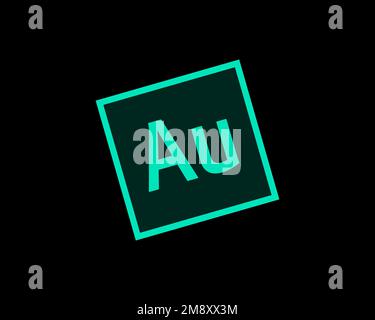 Adobe Audition, Logo, Black background Stock Photo - Alamy