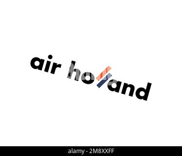 Air Holland, Logo, White background Stock Photo - Alamy