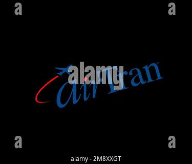 AirTran Airways, Logo, Black background Stock Photo - Alamy