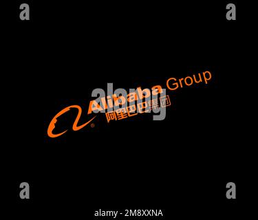 Alibaba Group, Logo, Black background Stock Photo - Alamy