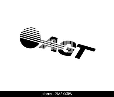 Alberta Government Telephones, Rotated Logo, White Background Stock ...
