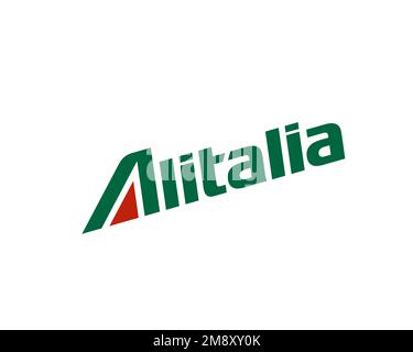 Alitalia, Logo, White background Stock Photo - Alamy