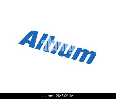 Altium, Logo, White background Stock Photo - Alamy